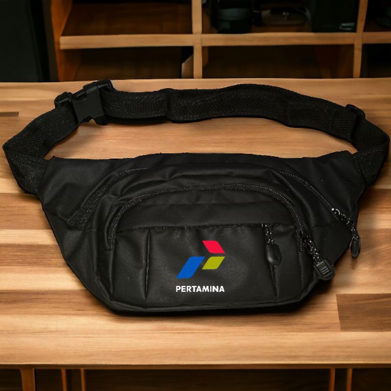 Jual Tas Selempang Anti Air Bahan Bimo Waistbag Pertamina / Tas Kerja ...