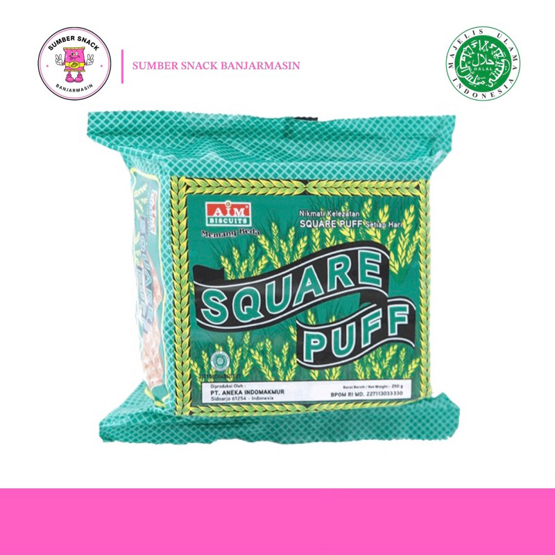 Jual Aim Biscuits Square Puff (250g) | Shopee Indonesia