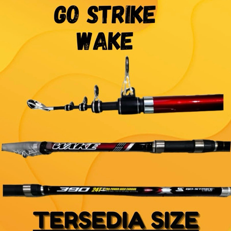 Jual Joran GO STRIKE WAKE JORAN TELESCOPIS JORAN ANTENA | Shopee Indonesia