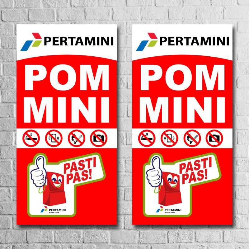 Jual SPANDUK BANNER POM MINI PERTAMINI READY STOCK | Shopee Indonesia