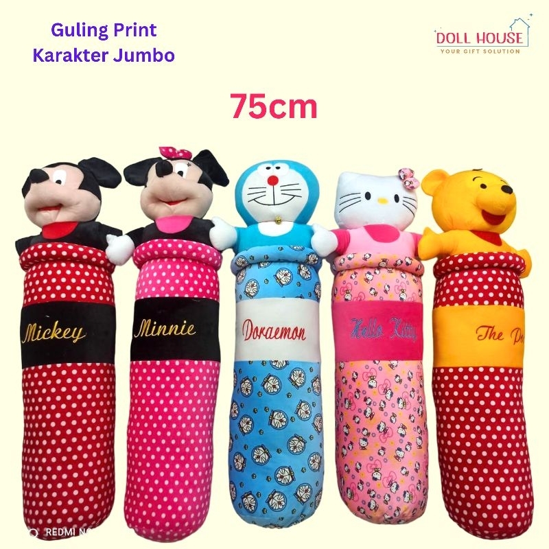 Jual Guling Karakter Anak Jumbo / Boneka Guling Karakter Jumbo / Guling ...