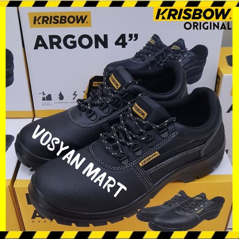 Jual Sepatu Safety Krisbow ARGON 4" || Safety Shoes Krisbow ARGON 4 ...