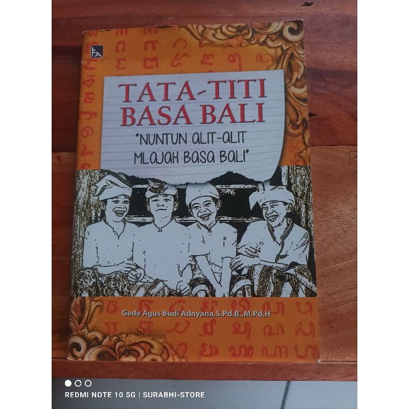 Jual Tata Titi Basa Bali penuntun anak-anak belajar Bahasa Bali ...