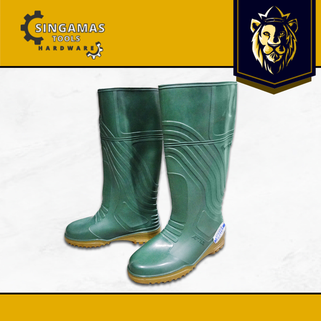Jual TOYOBO Sepatu Safety Boot Hijau | Shopee Indonesia