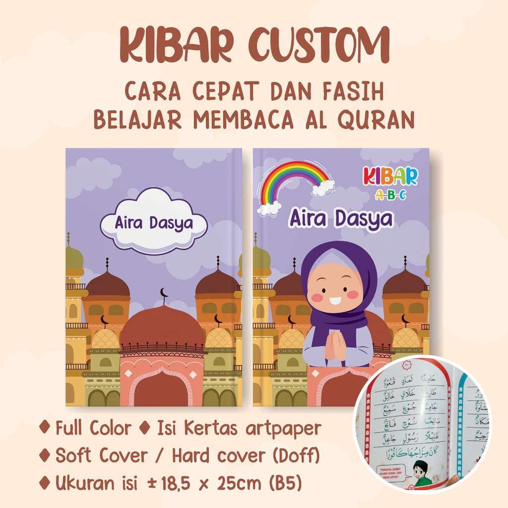 Jual KIBAR HARD COVER Custom Nama / Bisa Custom foto / KIBAR Hard cover / cara cepat dan fasih ...