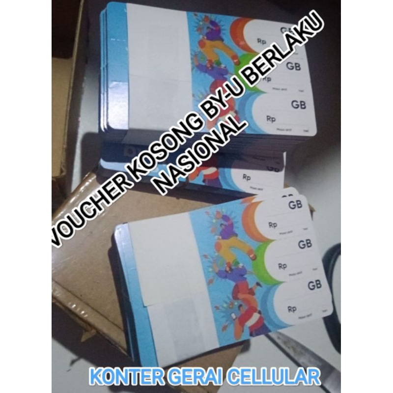 Jual VOUCHER KOSONG BY-U BERLAKU NASIONAL exp 31 September 2025 ...