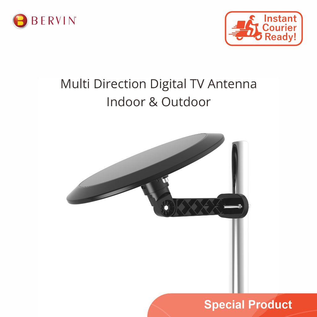 Jual Antena TV Digital 4K High Gain 25 dB Segala Arah Bervin | Shopee ...