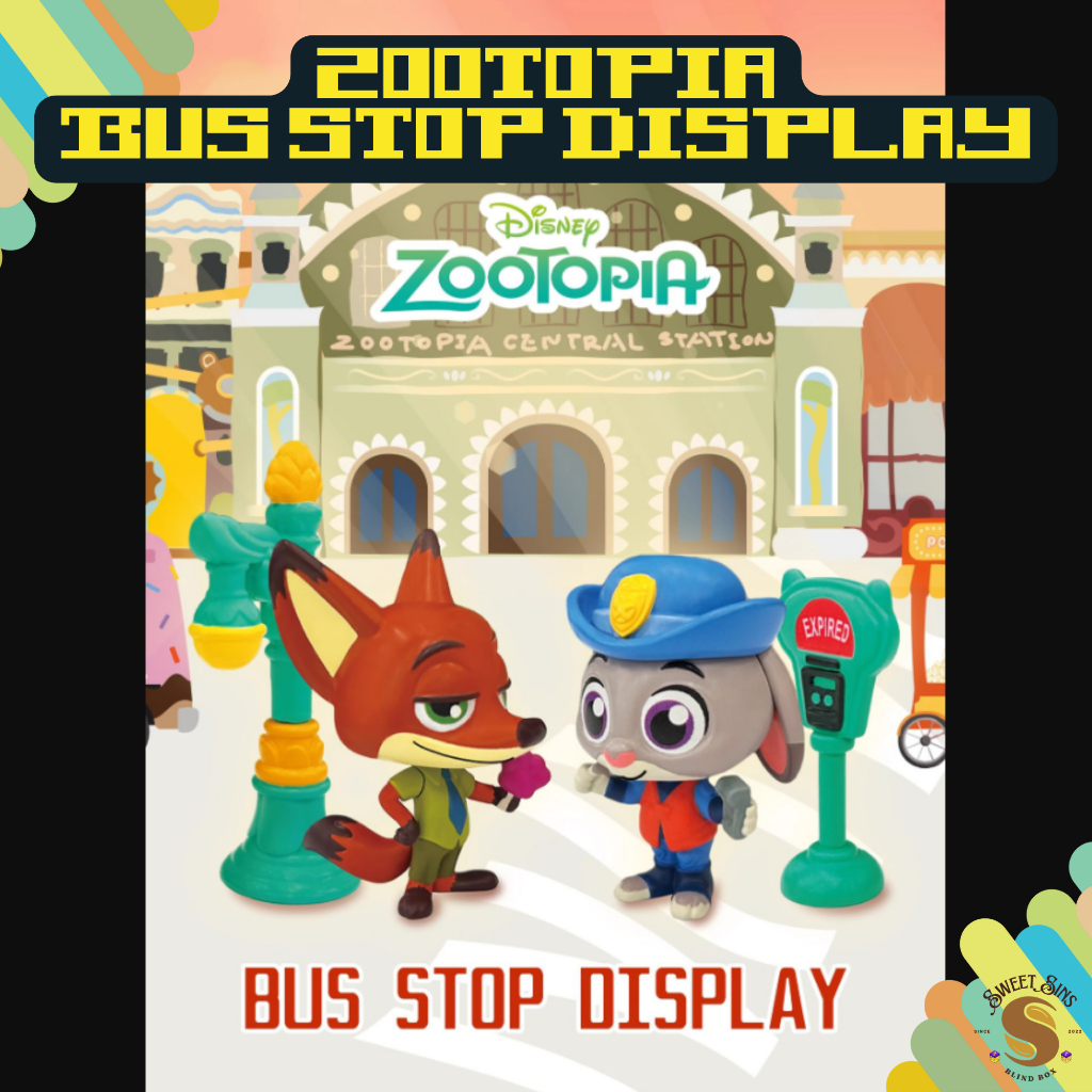 Jual DISNEY Zootopia - Bus Stop Display Blind Box Series | Shopee Indonesia