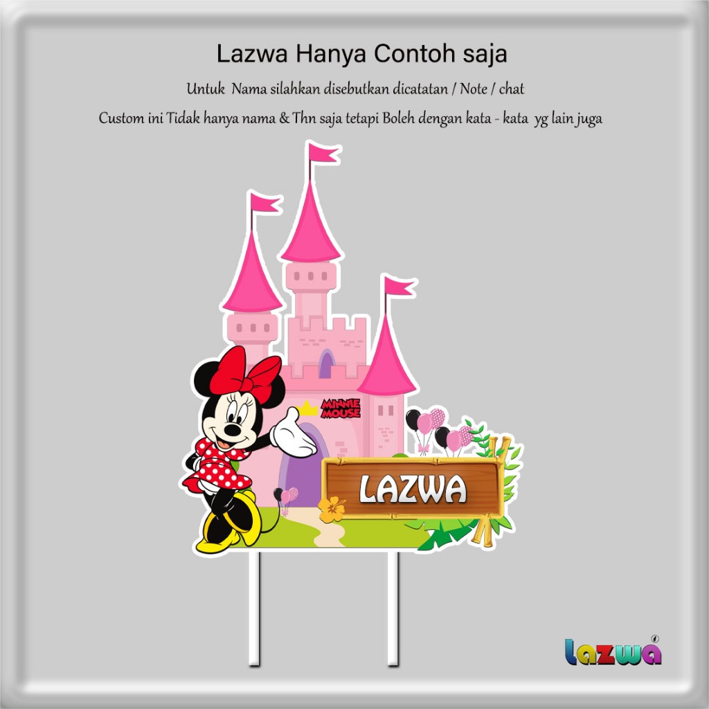 Jual Topper cake Custom Karakter Pororo | mixue | barbie | spiderman ...