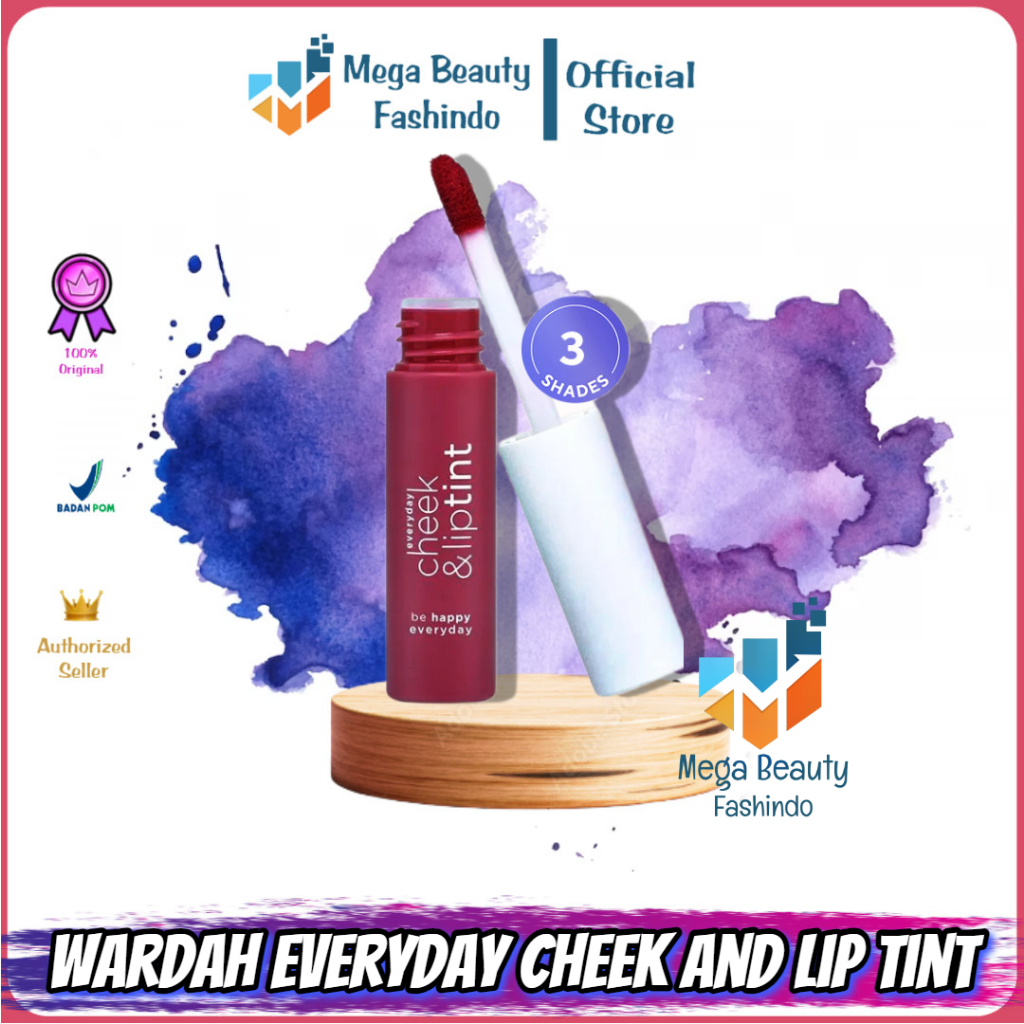 Jual Wardah Everyday Cheek and Lip Tint - Lips Dengan Warna Intense dan ...