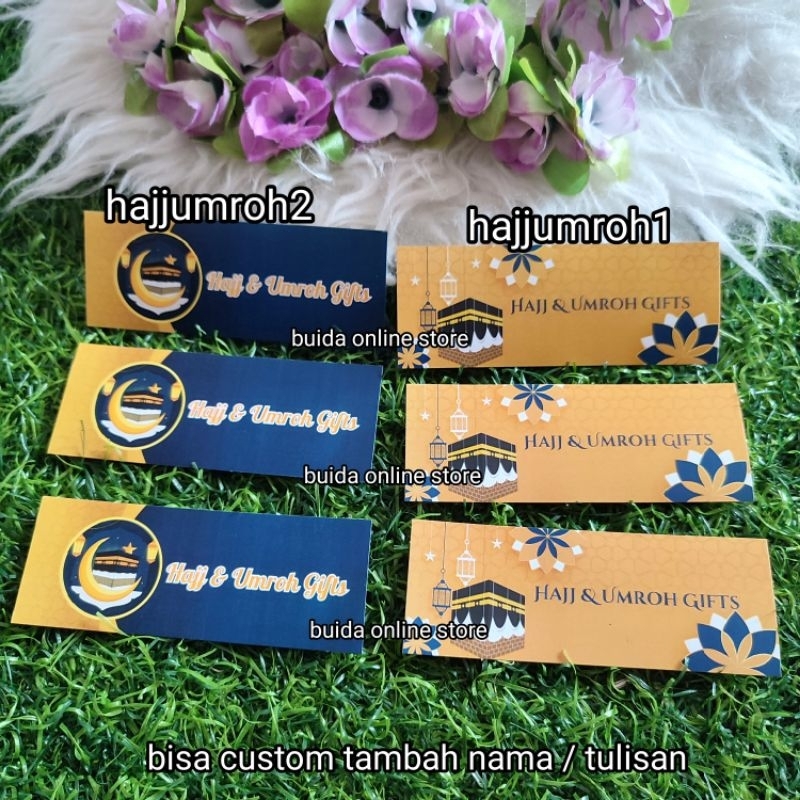 Jual Stiker Hajj & Umroh Gift Label Sticker oleh-oleh haji dan umroh ...