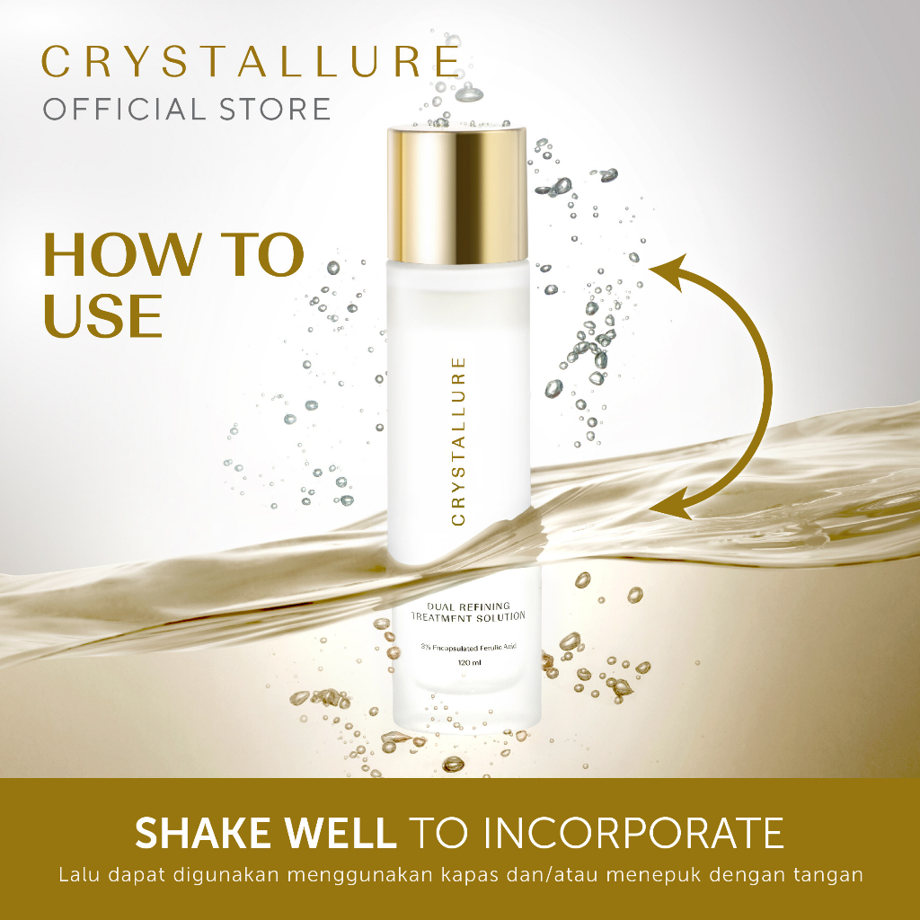 Jual Crystallure Dual Refining Treatment Solution 120 ml | Shopee Indonesia