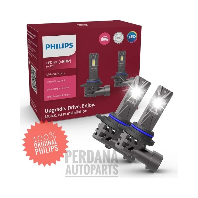 Jual PHILIPS LED HIR2 12V 20W 6000K isi 2bohlam Original PHILIPS ...