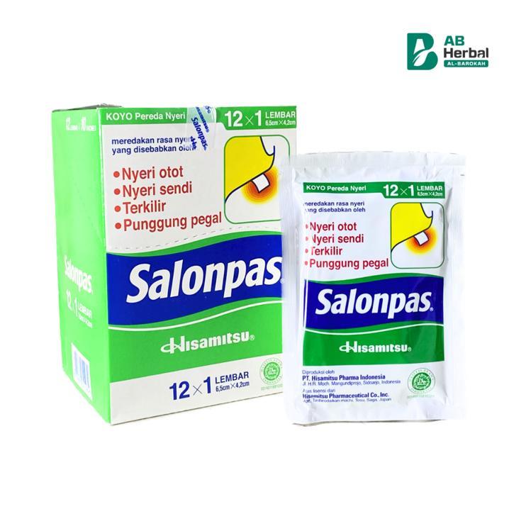 Jual SALONPAS SACHET (1sachet isi 12 lembar) | Shopee Indonesia