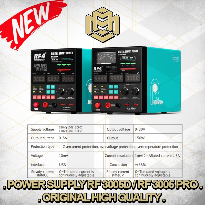 Jual Power Supply RF4 RF-3005D Original / DC Power Supply RF4-3005 PRO ...