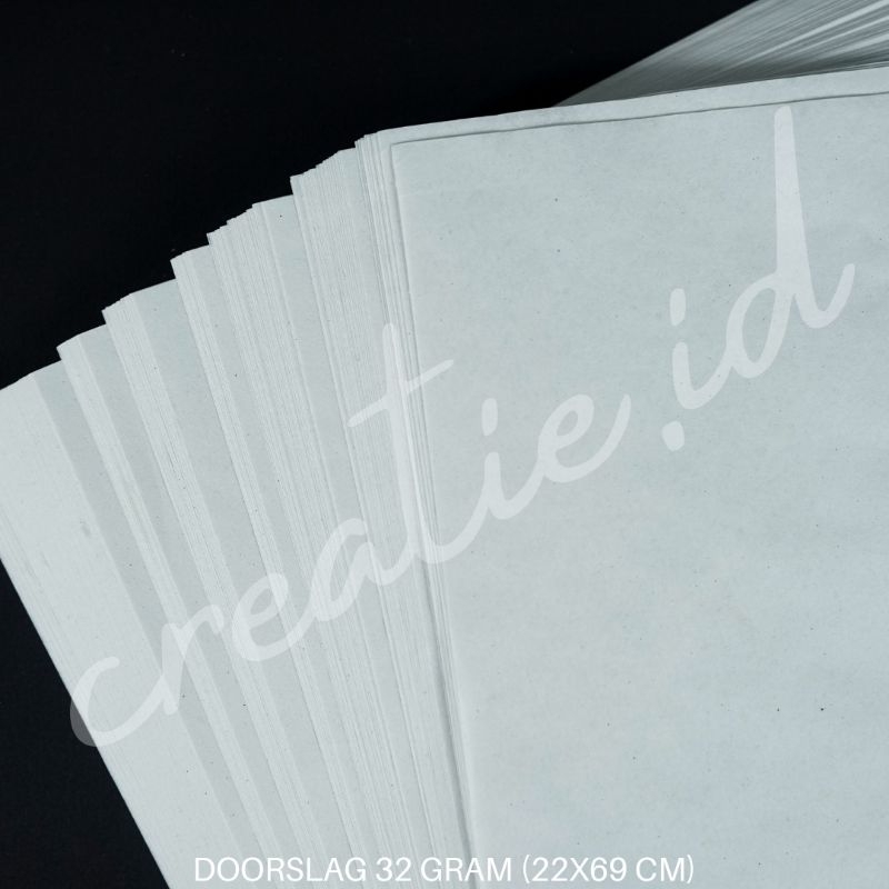 Jual [100 LBR] DOORSLAG / DORSLAG / WRAPPING PAPER / KERTAS BUNGKUS ...