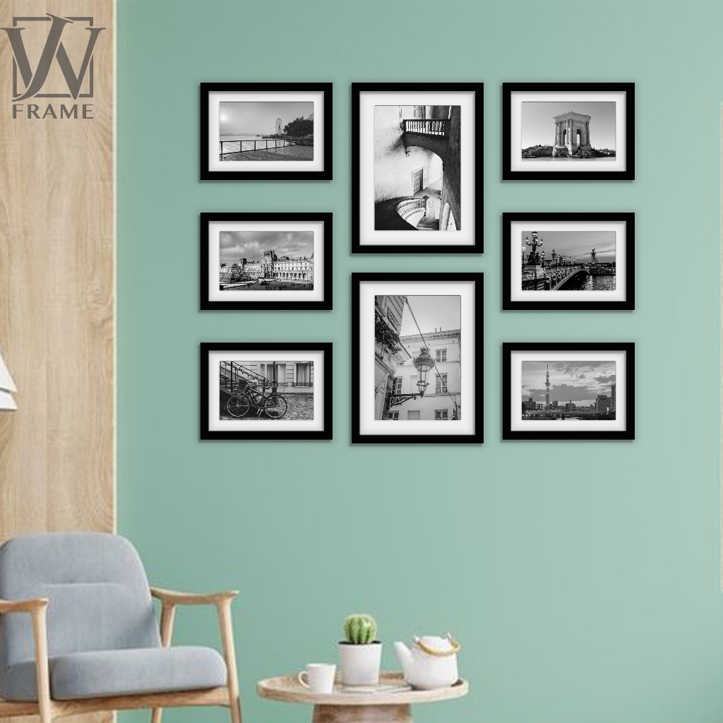 Jual Decoration Wall Frame Foto Kolase 1 Set | Shopee Indonesia