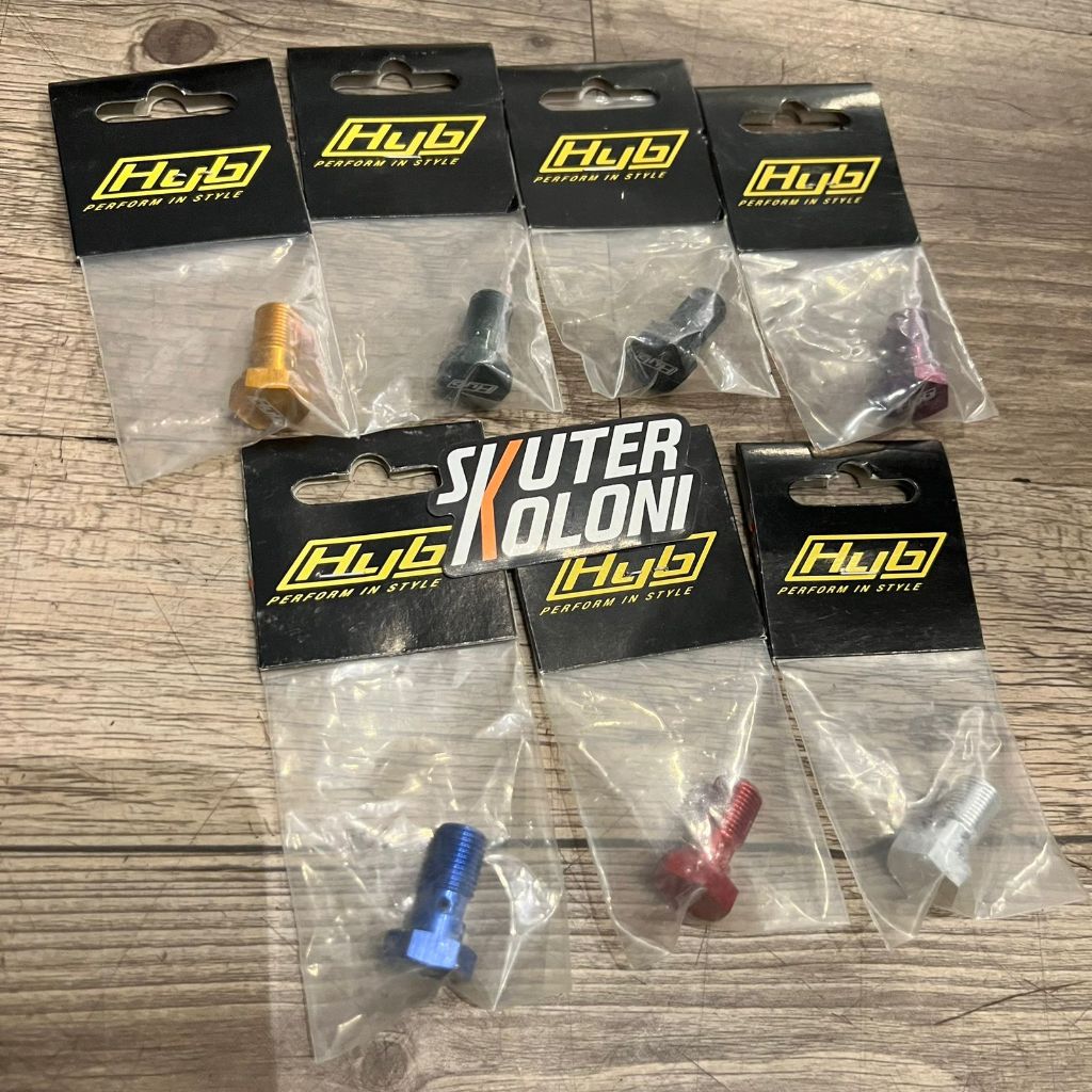 Jual HYB Baut nepel Fitting Brake Selang Rem Vespa & universal all ...