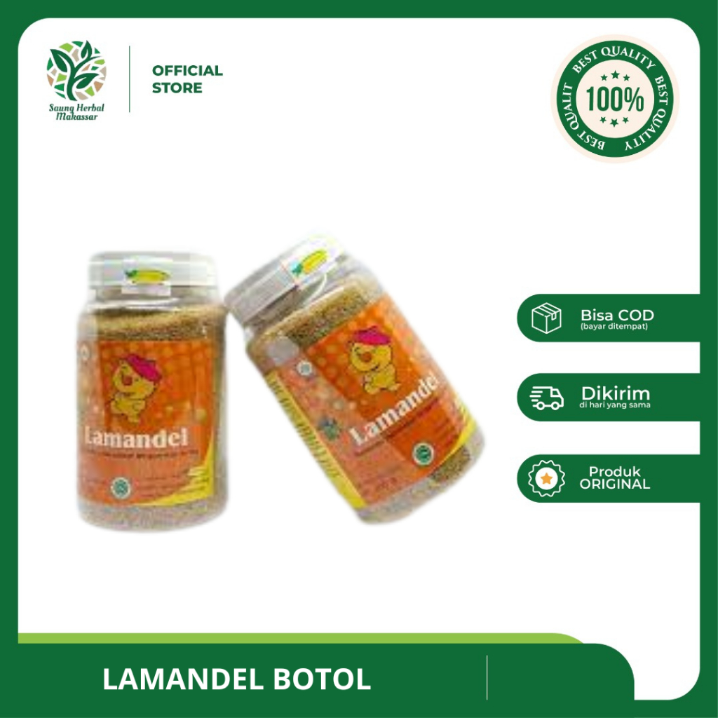 Jual Lamandel - Obat Herbal Amandel | Tersedia Kemasan Kotak dan Botol ...