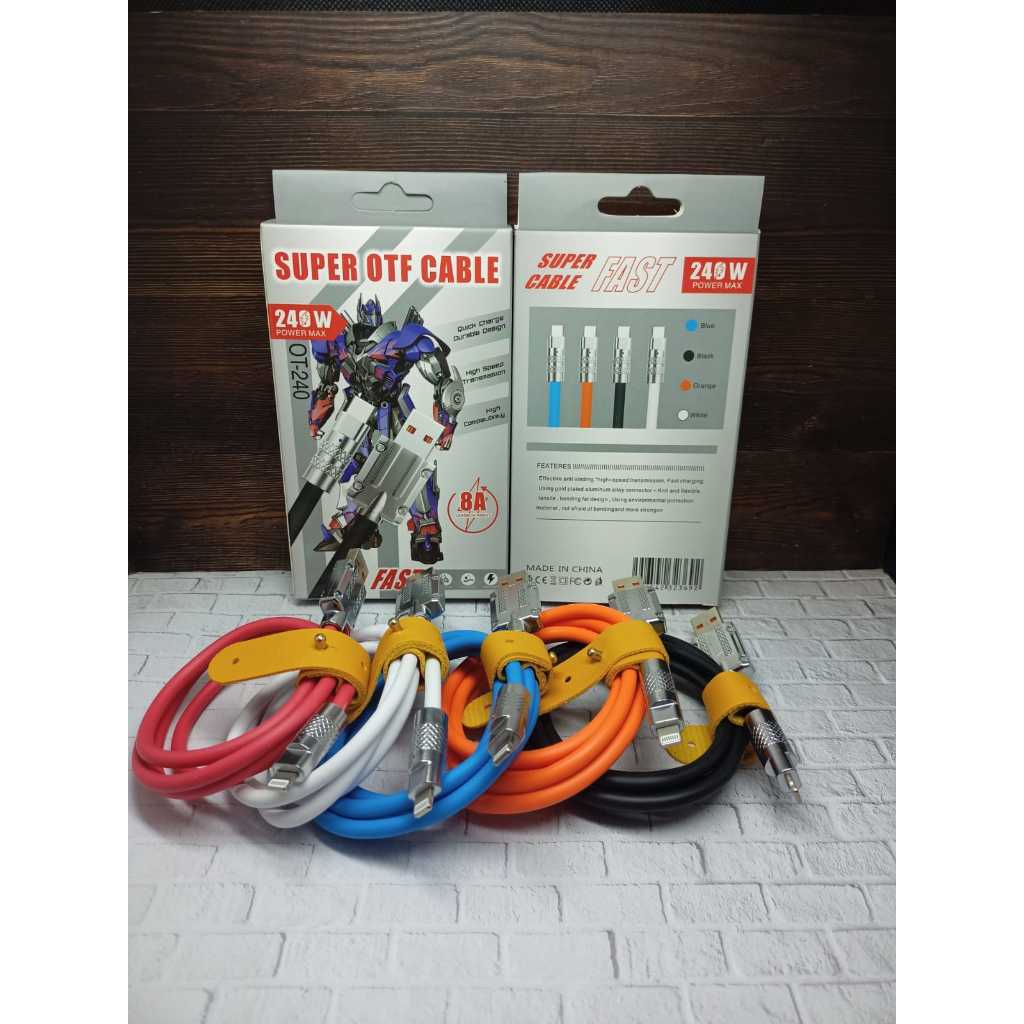 Jual Kabel Data Plat Besi 120W Support Fast Charging 6A Lightning Big ...