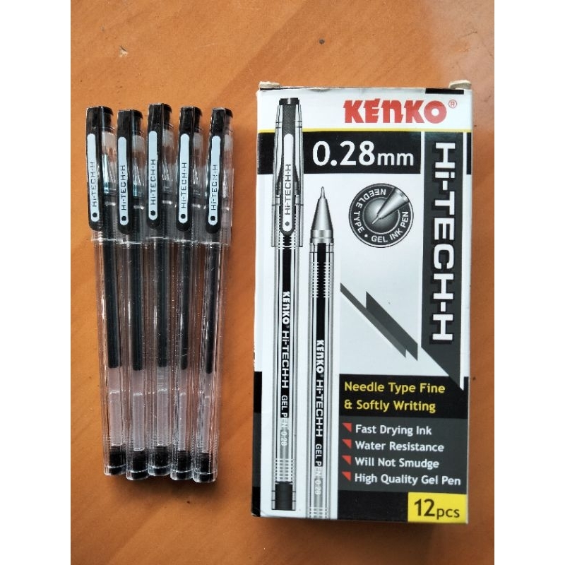 Jual PULPEN HITECH-H,0.28,WARNA HITAM COCOK BUAT MELOGAT KITAB/HITEC/PULPEN | Shopee Indonesia