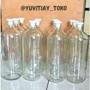 Jual Botol Kaca Beling 1 Liter / Botol Jamu 1liter baru / Botol Beling ...