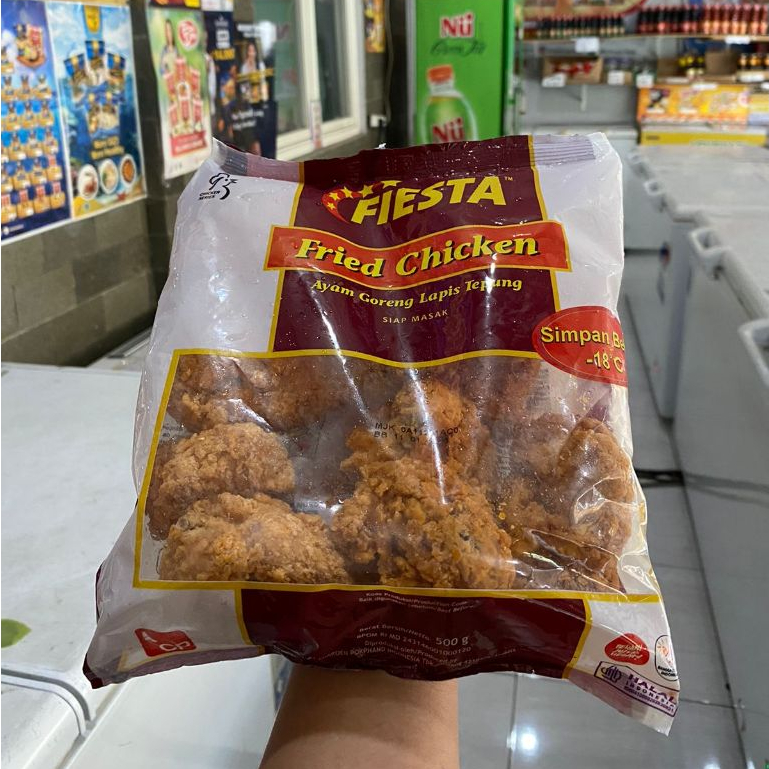 Jual Fiesta Fried Chicken 400 Gr Daging Ayam Goreng Lapis /Nugget ...