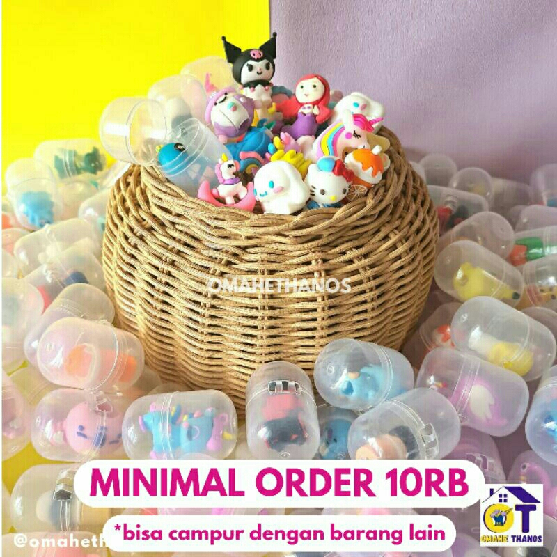Jual Mainan Bola Gacha Kapsul / Gachapon Karakter Shopkins Moose sanrio ...