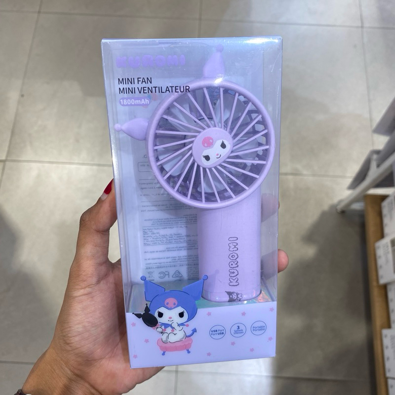 Jual Mini Fan Sanrio collection 1800mAh / cinnamoroll miniso fan / my ...
