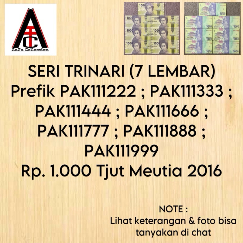 Jual SERI TRINARI (PREFIK PAK 7 LEMBAR) | Shopee Indonesia