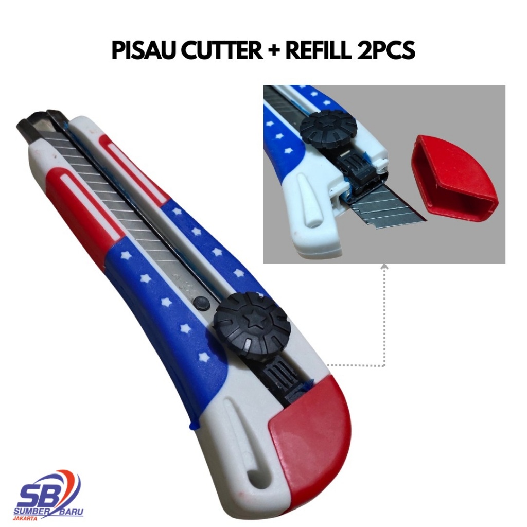 Jual SBJ PALAZZO PISAU CUTTER BESAR GAGANG KARET | Shopee Indonesia