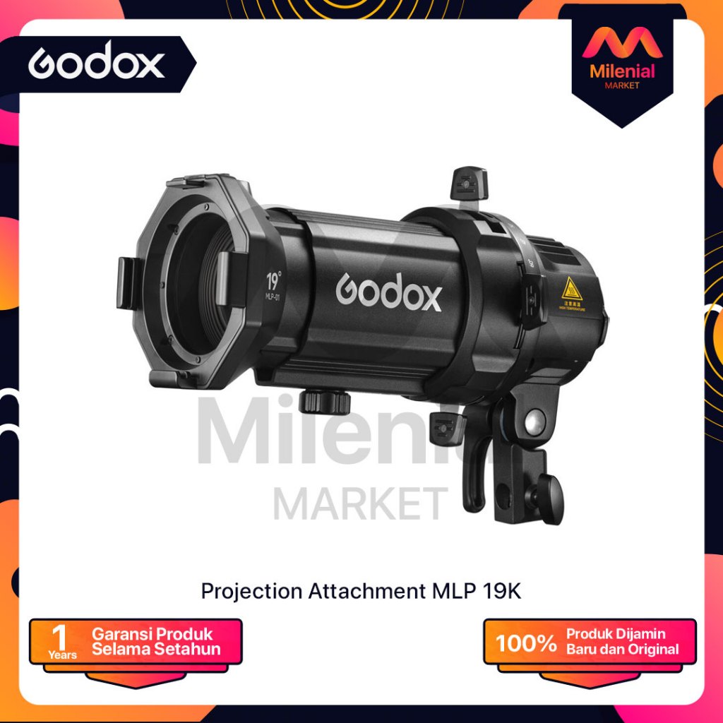 Jual Godox MLP19K Projection Attachment for ML30 and ML60 LED Lights 19 ...