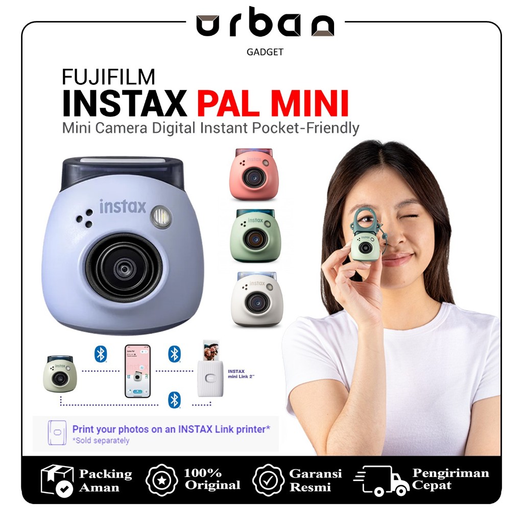 Jual Fujifilm Instax PAL Tiny Digital Selfie Camera Kamera Pocket ...