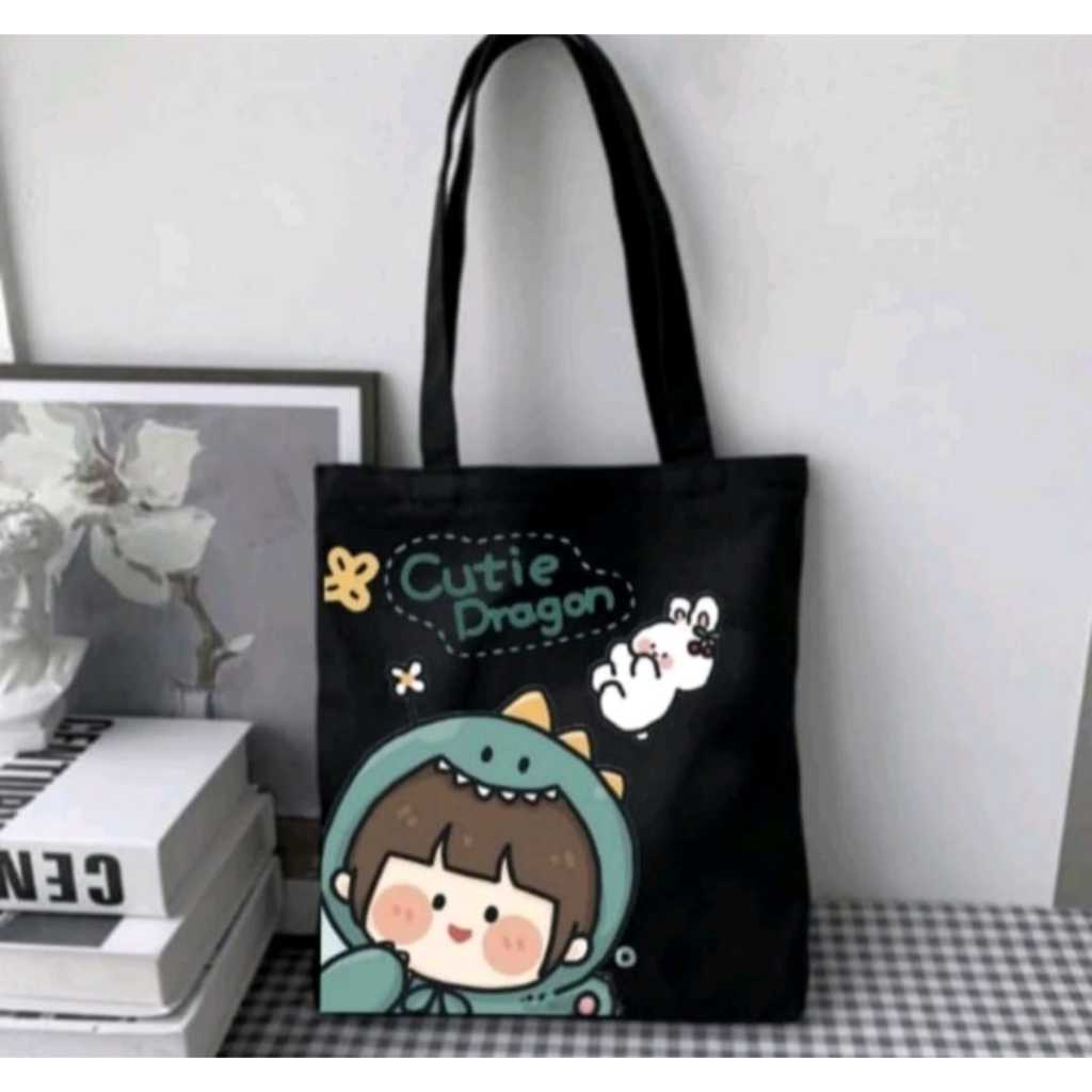Jual tote bag / tas kanvas / tas simpel / tas murah / tas buku | Shopee ...