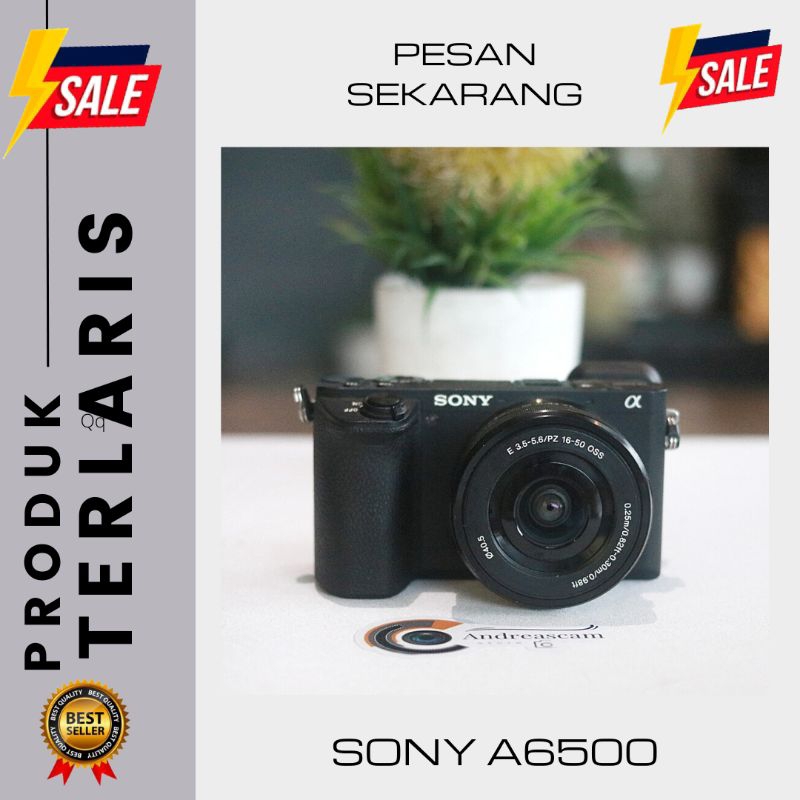 Jual SONY A6500 LENSA KIT FULLSET MULUS LANGSUNG PAKAI | Shopee Indonesia
