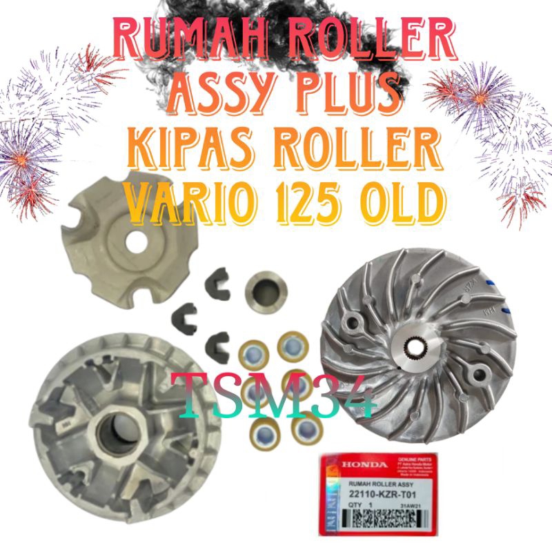 Jual rumah roller Vario 125 plus kipas roller Vario 125 old / Vario 125 ...