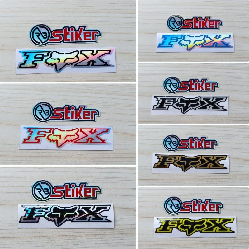 Jual Stiker FOX cutting sticker motor helm | Shopee Indonesia