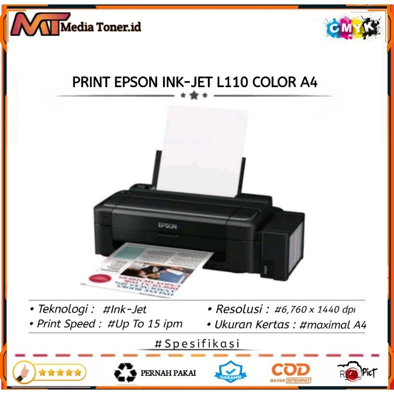 Jual Printer Epson L110 murah berkualitas Nozzle check Full | Shopee ...
