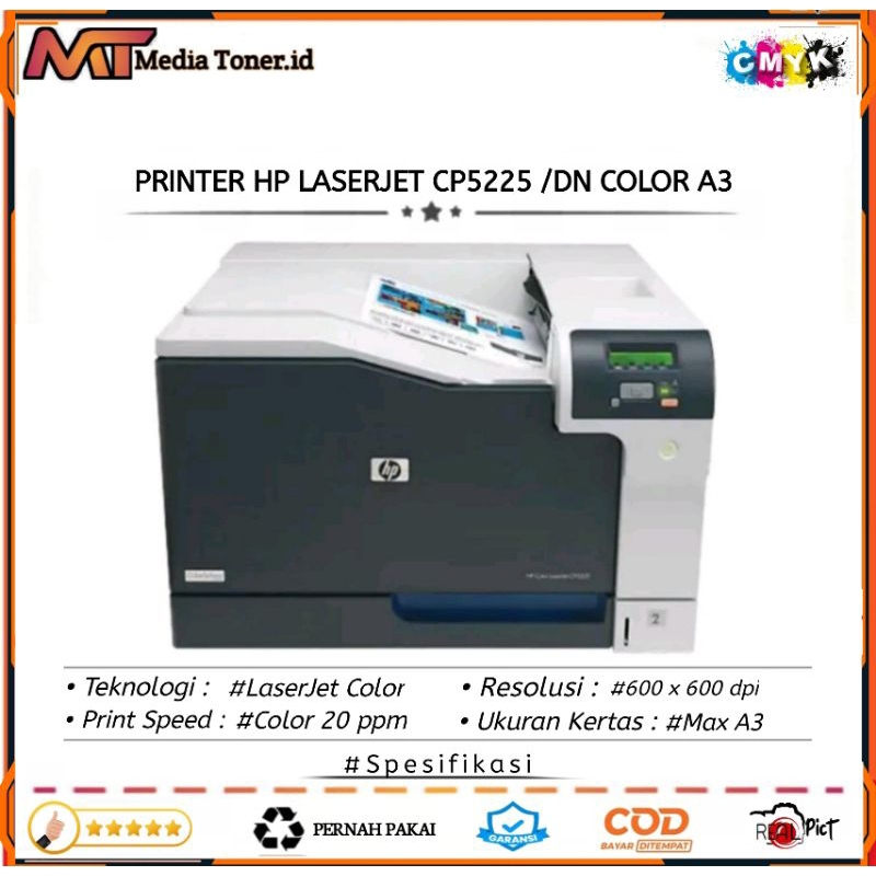 Jual HP Color Laserjet CP5225 Series A3 | Shopee Indonesia