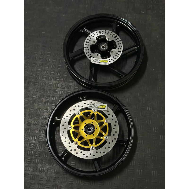 Jual velg replika nf4 ns1 uk 185/250 pnp ninja r rr ss disk depan pakai ...