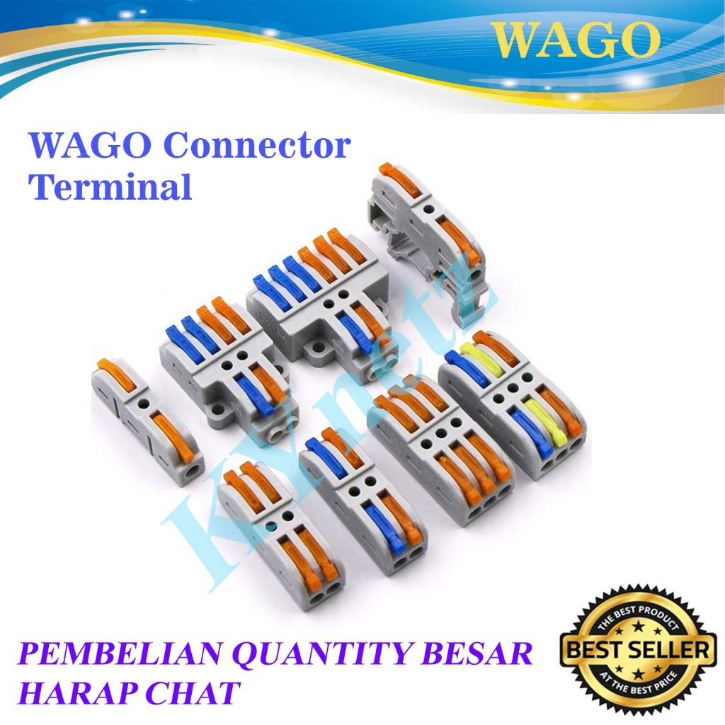 Jual konektor kabel wago spl-2/spl-3/spl-42/spl-62 Connector Terminal | Shopee Indonesia