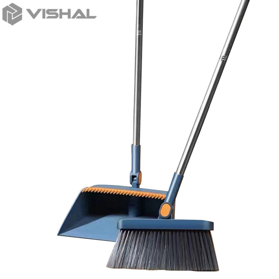 Jual Hemat Terbatas VISHAL Set Sapu Pengki Lipat Alat Pembersih Sapu ...