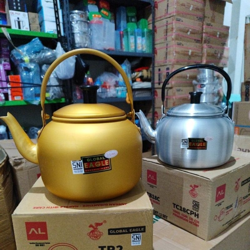 Jual Realpict TEKO EMAS COR TC18CPH ceret ukuran 18 cm GLOBAL EAGLE ...