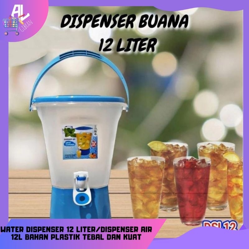 Jual Dispenser Air 12 Liter/ Water Dispenser 12 Liter bahan plastik dan ...