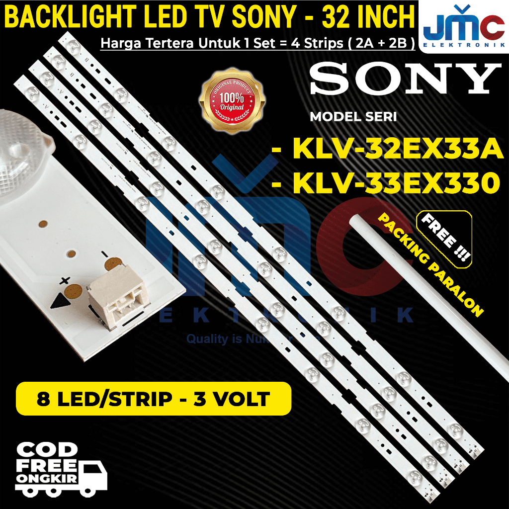 Jual BACKLIGHT TV SONY 32 Inch KLV-32EX33A KLV-32EX330 | Shopee Indonesia