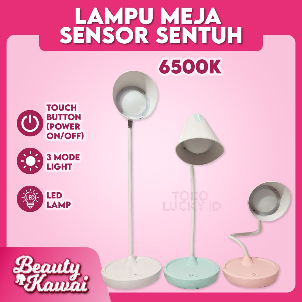 Jual Lampu Meja Belajar 5 Watt Cas USB Battery Awet Multifungsi Led ...