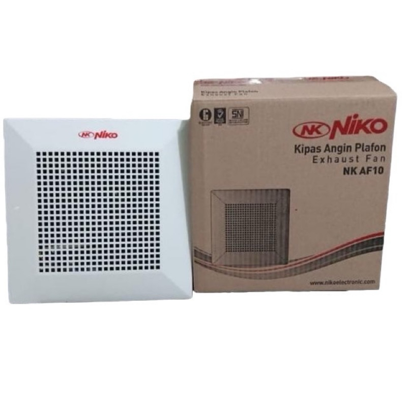 Jual Niko NK-AF10 Exhaust Fan 10 inch Kipas angin Plafon NK AF10 | Shopee Indonesia