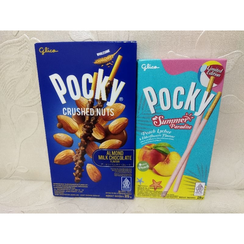 Jual GLICO POCKY CRUSHED NUTS ALMOND MILK CHOCOLATE / POCKY GLICO SUMMER PARADISE / POCKY ...