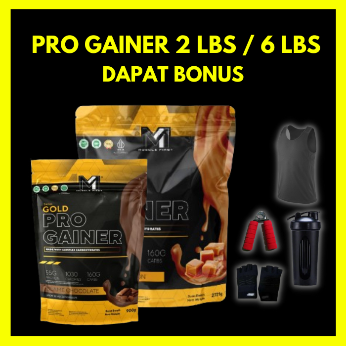 Jual MUSCLE FIRST PRO GAINER M1 BPOM 2 LBS 900 GRAM / 6 LBS 2700 GRAM ...