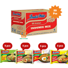 Jual Indomie 1dus mix 4 Rasa 20pcs/ Indomie Mie Instant Isi 20pcs ...